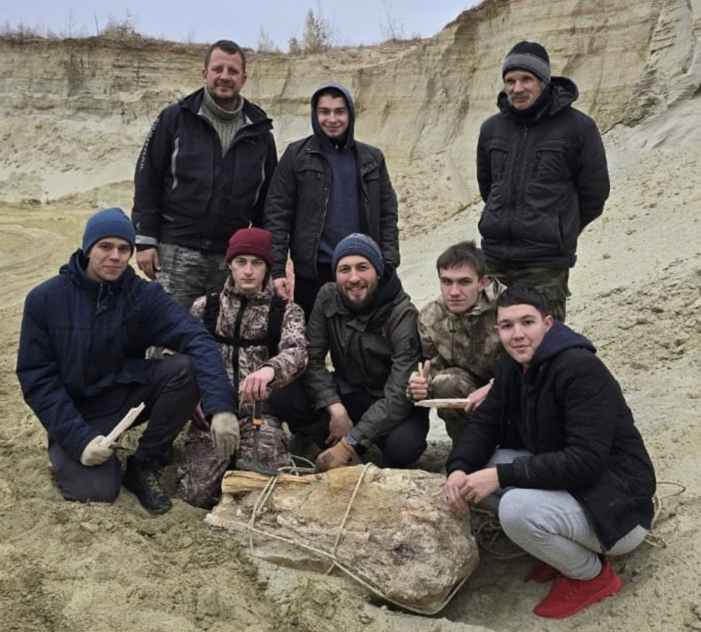 Сотрудники Ундоровского палеонтологического музея нашли окаменелое ...